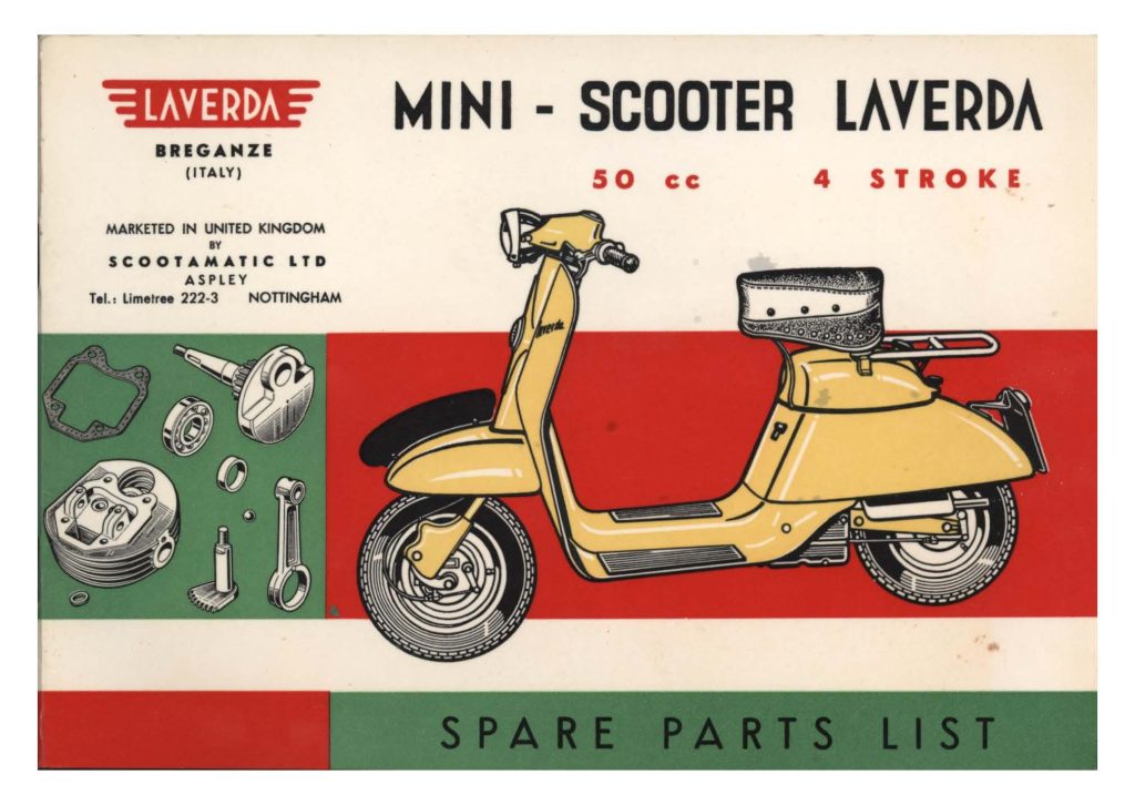1a 50cc Scooter Spare Parts List – International Laverda Owners Club